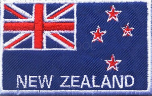 New Zealand Flag Patch - Patchpinflag