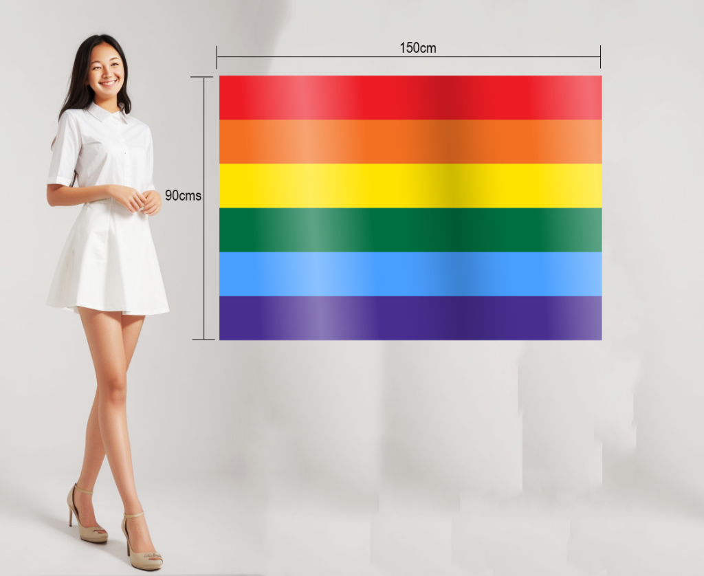 Rainbow Flag Gay Pride LGBTQ+ - Patchpinflag