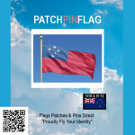 Samoan National Flag – patchpinflag