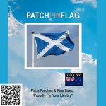 Scotland Flag Scotish Flags - Patchpinflag