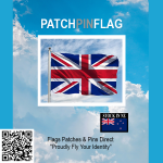 UK Flag United Kingdom Union Jack - Patchpinflag