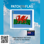 Welsh Wales Flag - Patchpinflag