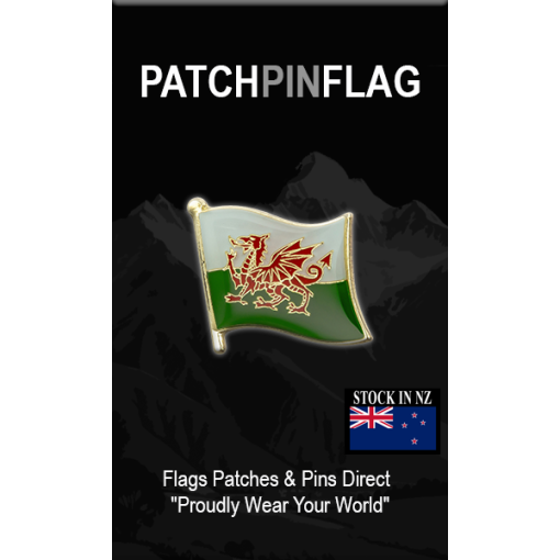 Wales Flag Welsh Lapel Pin Proudly. Pride Badge Lapel Hat Tie Pin ...